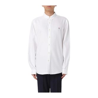 Polo Ralph Lauren Homme, Chemises, Blanc, Taille: XL Chemise Oxford Blanche Classique
