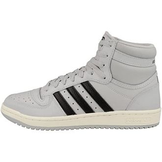 adidas Baskets pour homme Mid Top Ten RB, Gris Two Core Black Cream White Gv6633, 45 1/3 EU