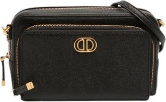 Dior Pre-owned Caro Double Pouch - Femme - Pre-owned - Noir - Taille: ONE Size