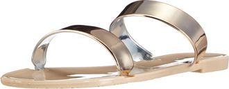 Buffalo Damen XJ-05 PU Offene Sandalen mit Keilabsatz, Beige (Nude 03)