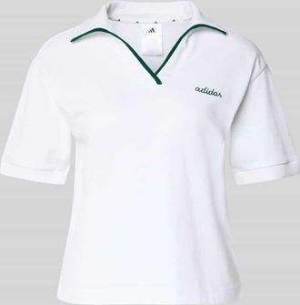 adidas Regular Fit Poloshirt mit Logo-Stitching