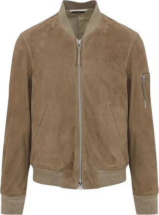 Tom Ford Blouson En Cuir - Marron