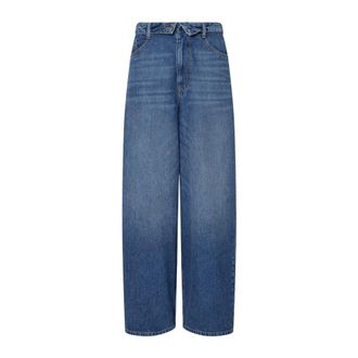 Liu Jo Jeans Baggy mit Kordelzug - - Jeans - Damen - Blau - W28
