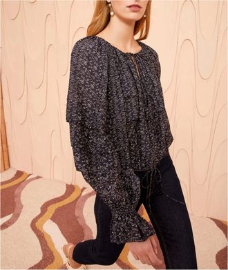 Ulla Johnson Blouse Cora Coton et Soie Ulla Johnson