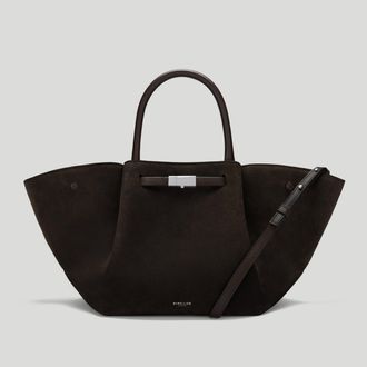 DeMellier The Midi New York Daim Chocolat Fonc&eacute; DeMellier
