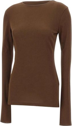 Entire studios Entire Studios, Femme, Tops, Brun, Taille: 38 FR Sheer Long Sleeve