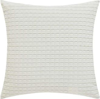 La Vida Deko-Kissen in Creme, kuscheliger Kissen-Bezug mit Reißverschluss inkl. weicher Füllung für Sofa, Sessel oder Bett, hohe Qualität, 45x45cm, quadratisc