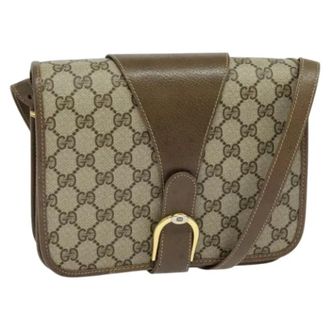 Gucci Pre-owned Cuir sacs-gucci - Femme - Pre-owned - Beige - Taille: ONE Size