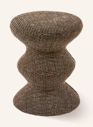 Pols Potten Polspotten Hocker Soft Zig Zag braun