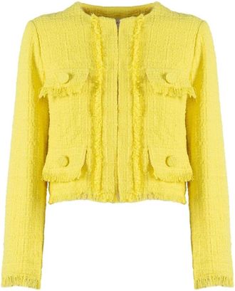 Nenette Femme, Vestes, Jaune, Taille: 36 FR Veste Brembo