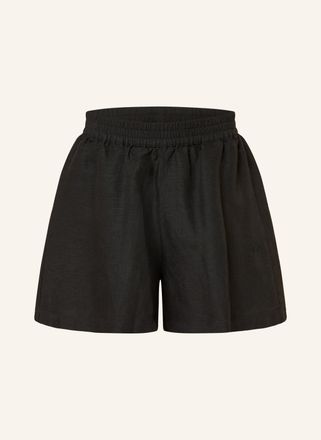 HUGO BOSS Shorts Tallan Mit Leinen schwarz