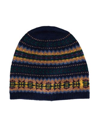 Ralph Lauren Fair Isle Wool-Blend Beanie