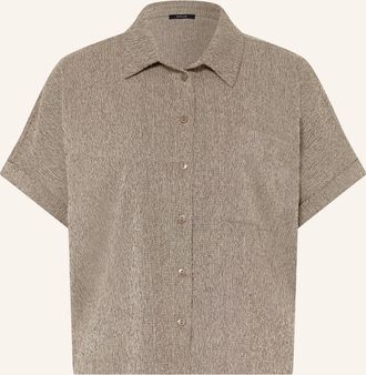 OPUS Hemdbluse Soasi braun