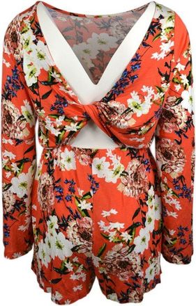 s.Oliver Sommerkleid Jumpsuit Strand Kleid Sommer Blumen Print