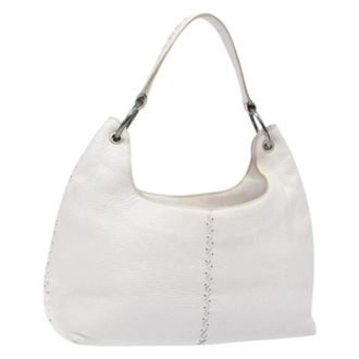 Bottega Veneta Pre-owned Vintage Schultertasche - - Pre-owned - Damen - Wei&szlig; - ONE SIZE