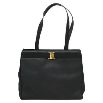 Ferragamo Pre-owned Leder Handtaschen - - Pre-owned - Damen - Blau - ONE SIZE