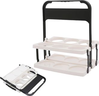 Generic Bierflaschenhalter: Aufbewahrungsschutz für bunte Flaschen, bunter Getränkehalter, Barzubehör, Bieraufbewahrungsregal mit 6 Löchern