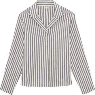 Ines De La Fressange Femme, Blouses et Chemises, Bleu, Taille: 38 FR Noa Top