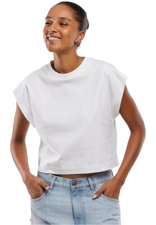 Urban Classics Damen T-Shirt Ladies Oversized Boxy Heavy Tee, weit geschnittenes Boxy T-Shirt mit kastigem Schnitt extra schweren Baumwollstoff, Größen XS - 5XL