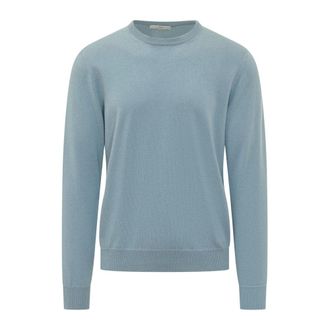 Malo Round-Neck Strickwaren - - Knitwear - Herren - Blau - 4XL