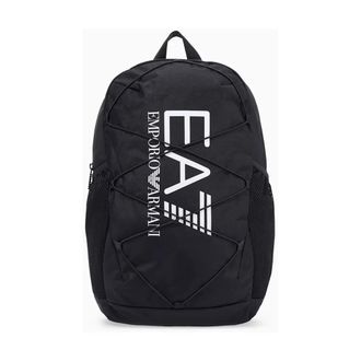 Emporio Armani Rucksack aus beschichtetem Material - - Bags - unisex - Schwarzk - ONE SIZE