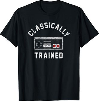 Trevco Classically Trained Video Game Adult T Shirt