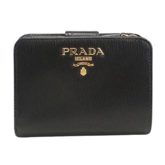 Prada Portefeuille bi-fold vintage Pre-owned - Femme - Pre-owned - Noir - Taille: ONE Size