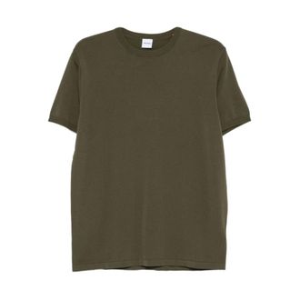 Aspesi Homme, Pulls, Vert, Taille: XL Knit Cotton T-shirt