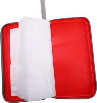 Cabilock Slots CD Aufbewahrungsbox F&ouml;rmiger &Ouml;ffnung und Doppelrei&szlig;verschluss Praktische CD Tasche f&uuml;r Auto und Zuhause Langlebiger Organizer im Retro Stil Plat