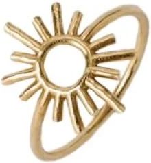 Malababa Femme, Accessoires, Jaune, Taille: ONE Size Anillo grande simple