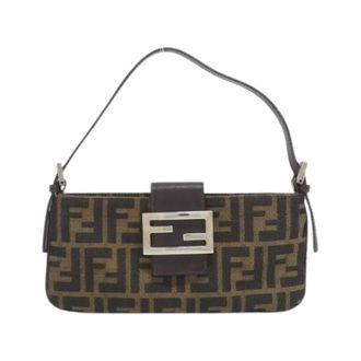 Fendi Sac bandouli&egrave;re Pre-owned en toile - Femme - Pre-owned - Brun - Taille: ONE Size