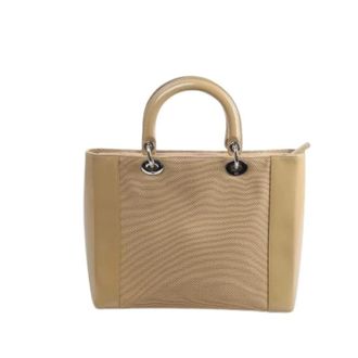 Dior Pre-owned Cuir sacs-dior - Femme - Pre-owned - Beige - Taille: ONE Size