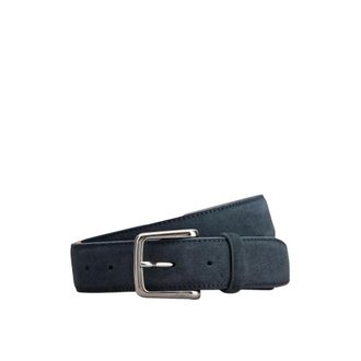 Tod's Ceinture en cuir avec logo 3-5 cm - Homme - Accessoires - Bleu - Taille: 90 CM
