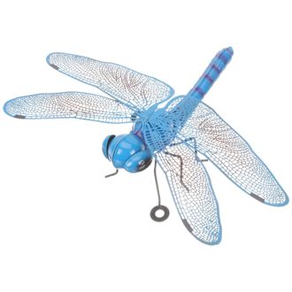Angoily Libellen Wanddekoration aus Eisen f&uuml;r Gartenzaun und Wohnzimmer Kreative Metallkunst mit Filigraner Struktur Einfache Montage f&uuml;r Innen und Au&szlig;enberei