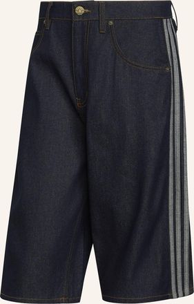 adidas Originals Adidas Originals Firebird Adicolor Jorts, Mittelhoher Bund, Gerades Bein blau