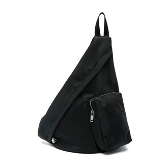 Maison Margiela Femme, Sacs, Noir, Taille: ONE Size Sac Bandouli&egrave;re en Nylon Japonais