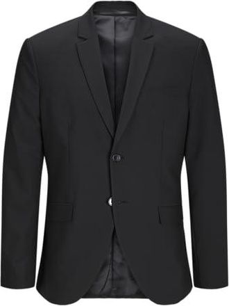 Jack & Jones Jprbushwick Harry Blazer Veste de Costume, Noir/Coupe : Slim fit, 48 Homme