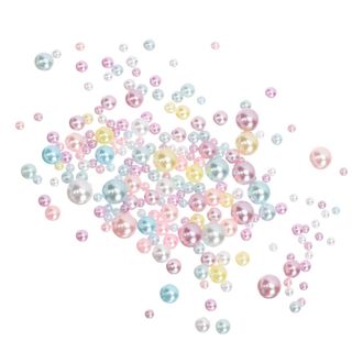 Holibanna JECOMPRIS 400 St&uuml;ck Schwimmende Perlen ohne Bunte Vase Dekoperlen Kunststofffrei als Vasenf&uuml;ller f&uuml;r Blumen Tischdeko Hochzeits Eventdekoration Leicht