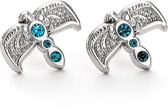 Harry Potter Ravenclaw Diadem Unisex Ohrstecker silberfarben