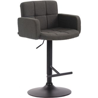 Clp Barhocker Los Angeles Stoff dunkelgrau schwarz
