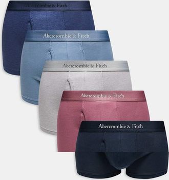 Abercrombie & Fitch 5er-Pack Unterhosen in Blau/Rot/Schwarz