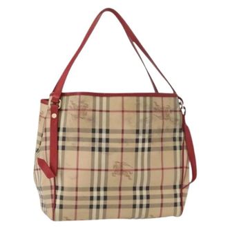 Burberry Sac cabas vintage Pre-owned - Femme - Pre-owned - Beige - Taille: ONE Size