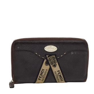 Fendi Pre-owned Leder Portemonnaies - - Pre-owned - Damen - Braun - ONE SIZE
