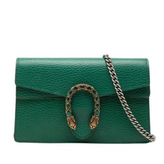 Gucci Pre-owned Mini Dionysus Umh&auml;ngetasche - - Pre-owned - Damen - Gr&uuml;n - ONE SIZE