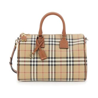 Burberry Femme, Sacs, Beige, Taille: ONE Size Sac &agrave; main Bowling
