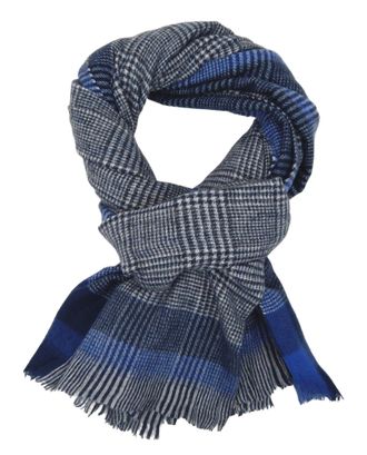 Ella Jonte Winterschal Herren kariert - Weicher Schal 90% Viskose 10% Wolle - 200x70 cm - Warm & angenehm - Klassischer Herren Schal mit Fransen - Modernes Karom