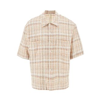 Sunflower Adam shirt with check motif Man S