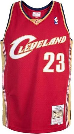Mitchell & Ness Swingman Lebron James Cleveland Cavaliers 2003 Maillot en jersey, rouge, XL