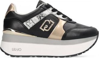 Liu Jo Femme, Chaussures, Noir, Taille: 39 EU Maxi Wonder Plus 02 Baskets