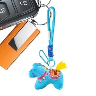 Generico Animal en Peluche en Forme de Cheval | Porte-cl&eacute;s Animal pour Nouvel An Chinois,D&eacute;corations En Peluche Cheval Pour Nouvel An Chinois,Pour F&ecirc;te Anniver